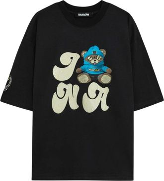 Barrow Barrow, unisex, Tops, Noir, Taille: XS T-Shirt en jersey