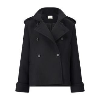 Khaite Kurzmantel Dean aus Woll-Mix