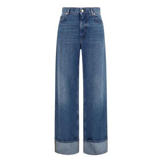 Dolce & Gabbana Jean droit - Femme - Jeans - Bleu - Taille: 36 FR