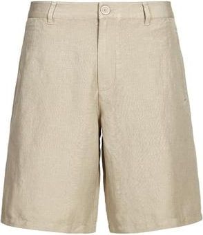 A|X Armani Exchange Short en lin m&eacute;lang&eacute;