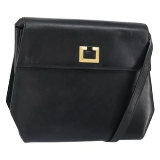 Ferragamo Pre-owned Leder Schultertasche - - Pre-owned - Damen - Schwarzk - ONE SIZE