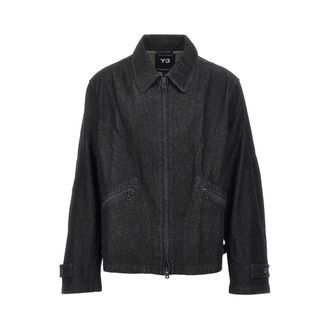 Yohji Yamamoto Denim-Blousonjacke - - Jackets - Herren - Schwarzk - M