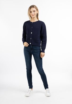 Dreimaster Dreimaster Strickjacke mit Kn&ouml;pfen Damen Marine