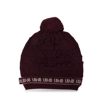 Liu Jo Femme, Accessoires, Rouge, Taille: ONE Size Wool Beanie