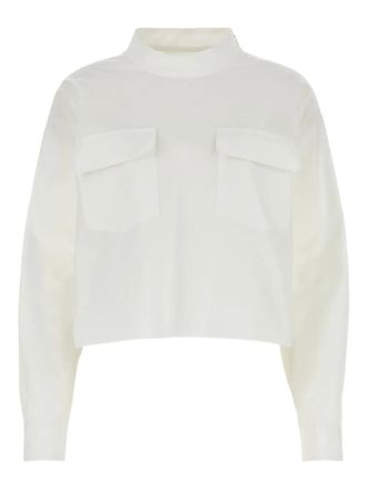 Givenchy blouse à col montant - Blanc