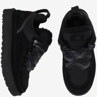 UGG Womens Sneakers Lowmel Leather Black Trainers