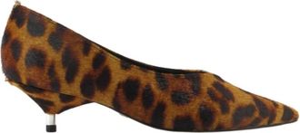 Carrano Carrano, Femme, Chaussures, Brun, Taille: 39 EU Chaussures slip-on &agrave; imprim&eacute; l&eacute;opard