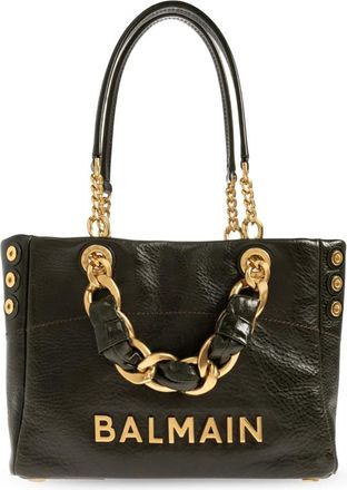 Balmain Femme, Sacs, Vert, Taille: ONE Size Handbag 1945 Soft Small