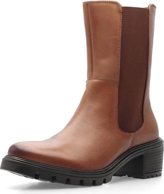 Ara Damen Denver Chelsea-Stiefel, Cognac, 37.5 EU