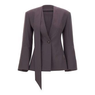The Attico Femme, Vestes, Violet, Taille: 38 FR THE Attico Vestes Violet