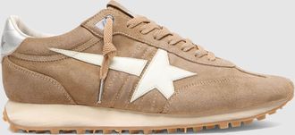 Golden Goose Baskets Running Marathon Tobacco Milk Silver
