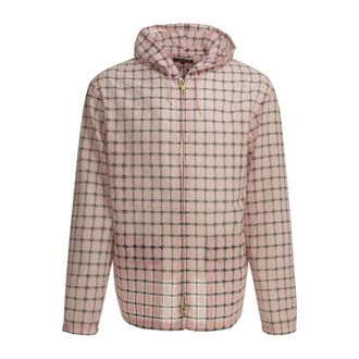Beams Plus Swing Jacket Hoodie - - Jackets - Herren - Rosa - XL