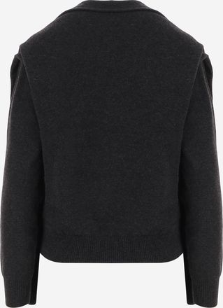 arch4 Cashmere Wrap Cardigan - Gray