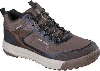 Skechers Homme Urban Street Hiker Basket, Brown Leather/Textile/Trim, 48.5 EU
