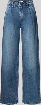 Gina Tricot Wide Leg Jeans im Used-Look