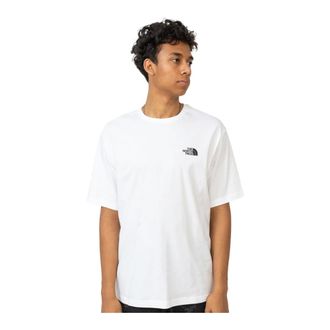 The North Face Homme, Tops, Blanc, Taille: S T-shirt &agrave; Manches Courtes Imprim&eacute;
