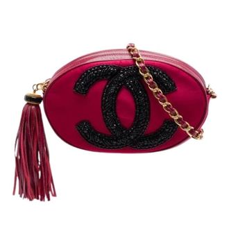 Chanel Sac bandouli&egrave;re mini doccasion - Femme - Pre-owned - Rouge - Taille: ONE Size