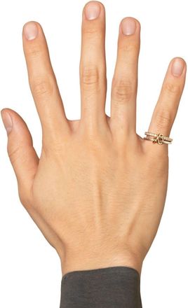 Spinelli Kilcollin 18kt Emi SG Gelbgold- und Sterlingsilberring mit Diamanten