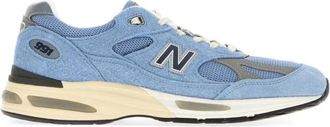 New Balance Homme, Chaussures, Bleu, Taille: 40 1/2 EU 991v2 Running Baskets