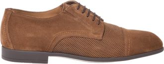 Baldinini Homme, Chaussures, Brun, Taille: 46 EU Chaussures &agrave; lacets en daim imprim&eacute;