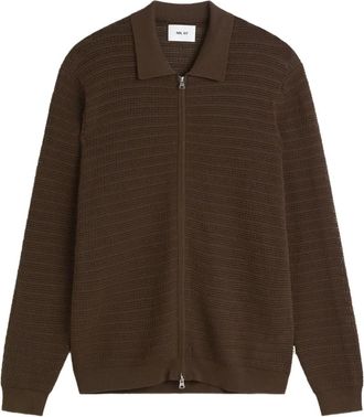 Nn.07 pull Gustav à fermeture zippée - Marron