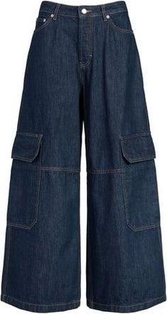 Topshop Jean large en coton