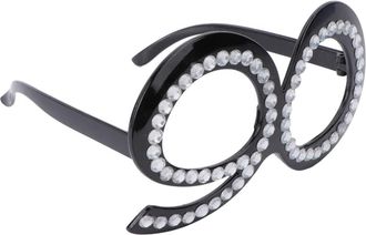 Amosfun Zahlenbrille Partybrille Geburtstagsbrille Zahlenbrillen Partybrillen Geburtstagsbrillen Foto-Requisite F&uuml;r Partybrille Geburtstagsbrille