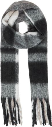 Oxmo by OXVivi Damen Schal Strickschal Grobstrick Outdoor Onesize, Gr&ouml;&szlig;e:ONE, Farbe:Black Mix (200453)