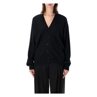 Christophe Lemaire Relaxed Twisted Cardigan - - Knitwear - Damen - Schwarzk - M