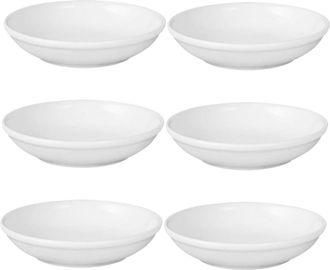 Cabilock 6 Stück Runde Keramikschalen Ätherisches Öl Tablett Wachsschmelzschale Ersatz für Duftlampe Langlebiges Spa zubehör Elegantes Design für Aromatherapie