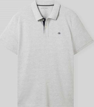 Tom Tailor Regular Fit Poloshirt aus Baumwoll-Viskose-Mix