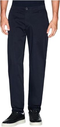 A|X Armani Exchange Homme, Pantalons, Bleu, Taille: W34 L32 Pantalon avec fermeture &eacute;clair et bouton