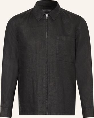 Marc O'Polo Marc Opolo Overshirt Aus Leinen schwarz