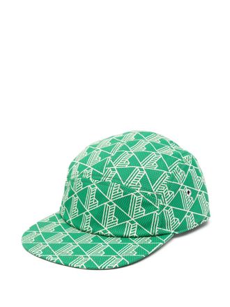 Lacoste casquette imprim&eacute;e en serg&eacute; - Vert