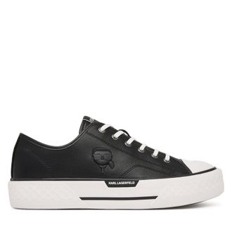 Karl Lagerfeld Sneakers aus Stoff KARL LAGERFELD Kampus Max III KL50470N Schwarz