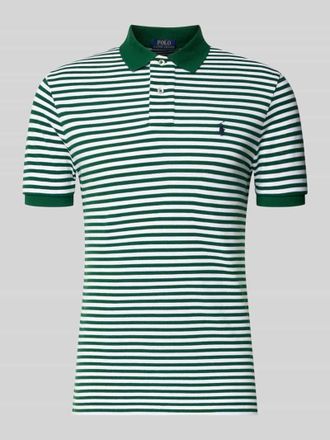 Polo Ralph Lauren Slim Fit Poloshirt aus reiner Baumwolle Modell YD MESH STRIPE POLO