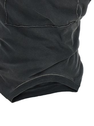 Maison Margiela Asymmetrical Cotton Blouse - Gray