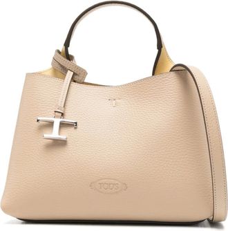 Tod's Femme, Sacs, Beige, Taille: ONE Size Micro sac en cuir