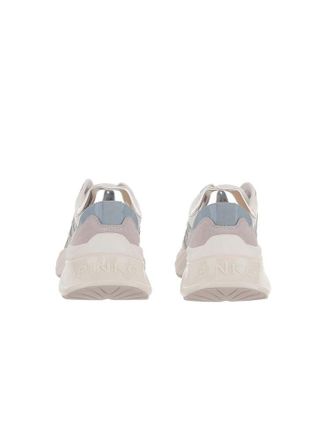 Pinko Womens Sneakers White-Sage Footwear - Sports White/sage