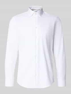 Jake*s Slim Fit Businesshemd aus reiner Baumwolle