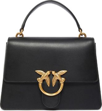 Pinko Love One Top Handle Classic Li, Damentasche, Einheitsgr&ouml;&szlig;e, Z99q_schwarz-antique gold, Einheitsgr&ouml;&szlig;e