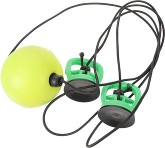 FOMIYES Veemoon Elastischer Speedball Boxball 90mm Gr&uuml;n H&auml;nge Trainingsball Reaktionsball f&uuml;r Boxtraining und Hand Augen Koordination in Sport Freizeit