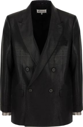 Maison Margiela Homme, Vestes, Noir, Taille: S Blazer Crois&eacute;