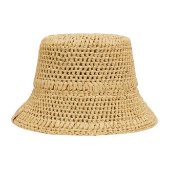 Max Mara Femme, Accessoires, Beige, Taille: 58 CM Fragore Bucket Hat