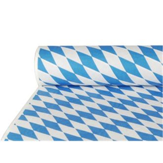 Papstar Papstar Papiertischtuch / Tischtuchrolle mit Damastpr&auml;gung Bayerisch Blau (1 St&uuml;ck) 50 x 1 m, f&uuml;r Haushalt, Gastronomie oder Festlichkeiten, beliebig 