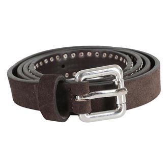 Tela Nieten Canvas Brauner G&uuml;rtel - - Accessories - Damen - Braun - M