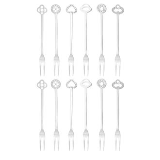 Sambonet Orientalische Partygabeln, 12 St&uuml;ck