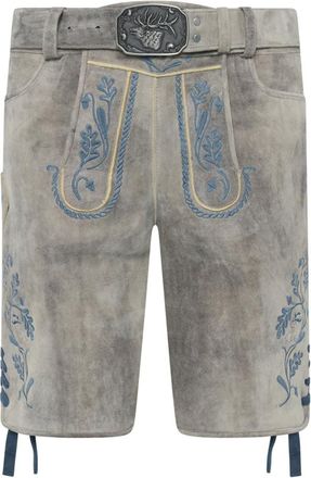 Spieth & Wensky Trachten-Lederhose Garvin mit traditionellen Stickereien in