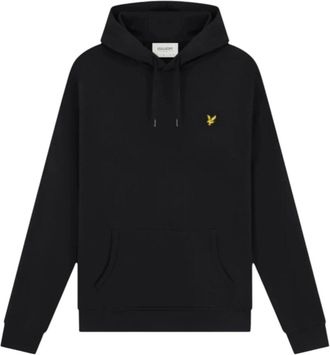 Lyle & Scott Homme, Sweatshirts et sweats &agrave; capuche, Noir, Taille: XS Pull &agrave; Capuche