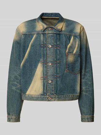Kenzo Regular Fit Jeansjacke mit Dirty Wash